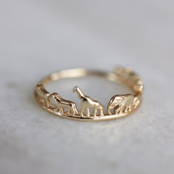 Animal Safari Ring - Etsy