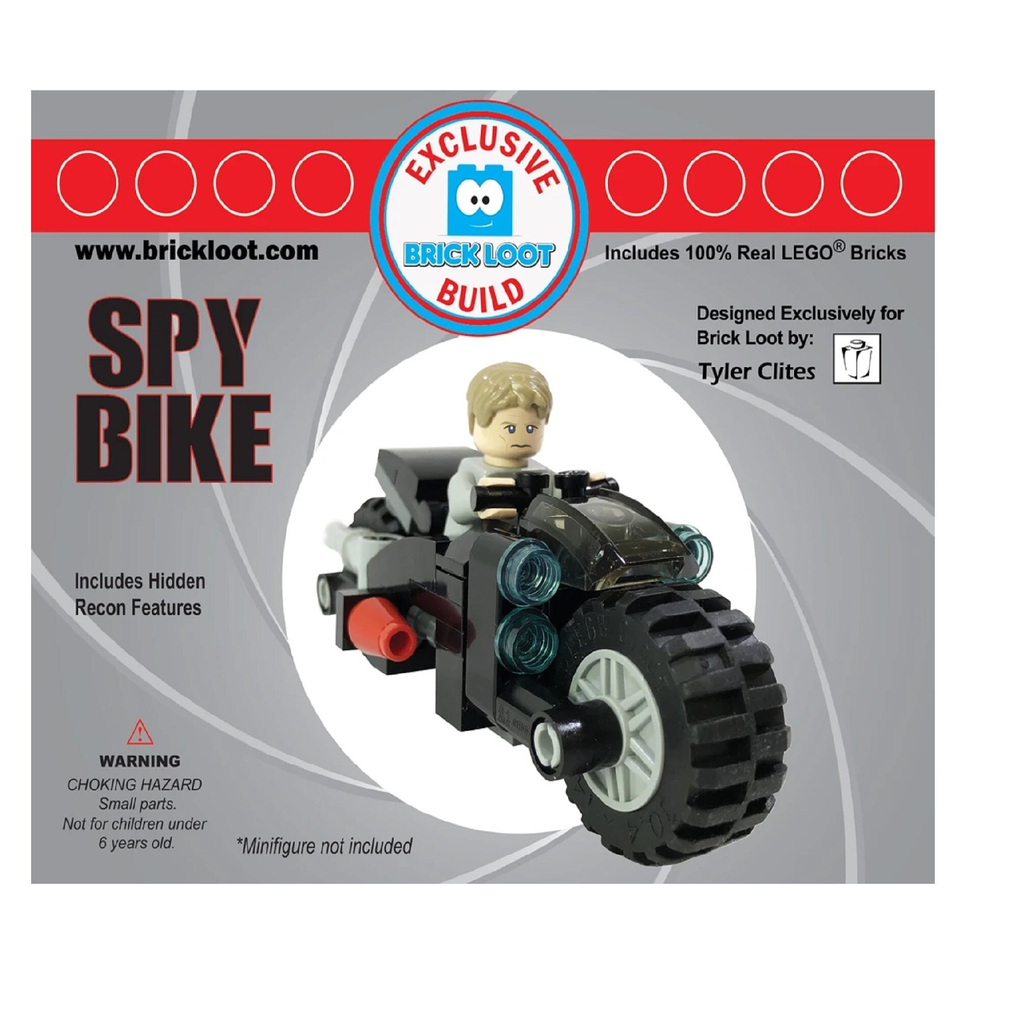 Exclusive Brick Loot Build Spy Bike by Tyler Clites \u2013 100% LEGO ...