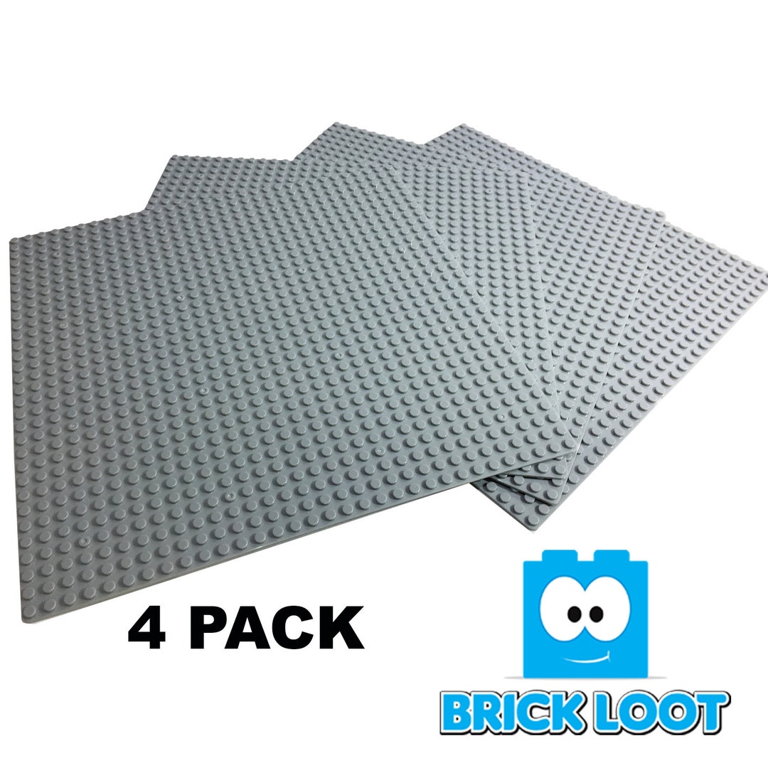 Baseplate Bundle 4 Pack of 10 X 10 / 32 Stud X 32 Stud Green, Blue or ...