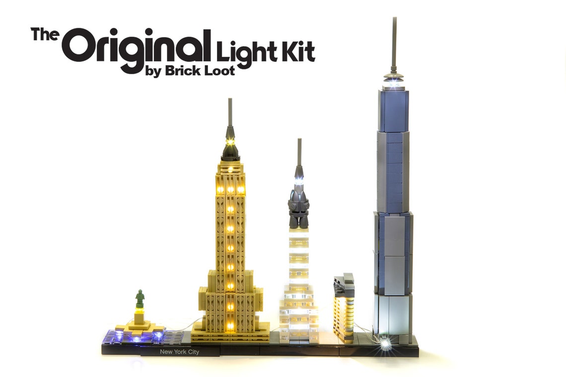 LED Lighting Kit for LEGO 21028 New York City Skyline - Etsy