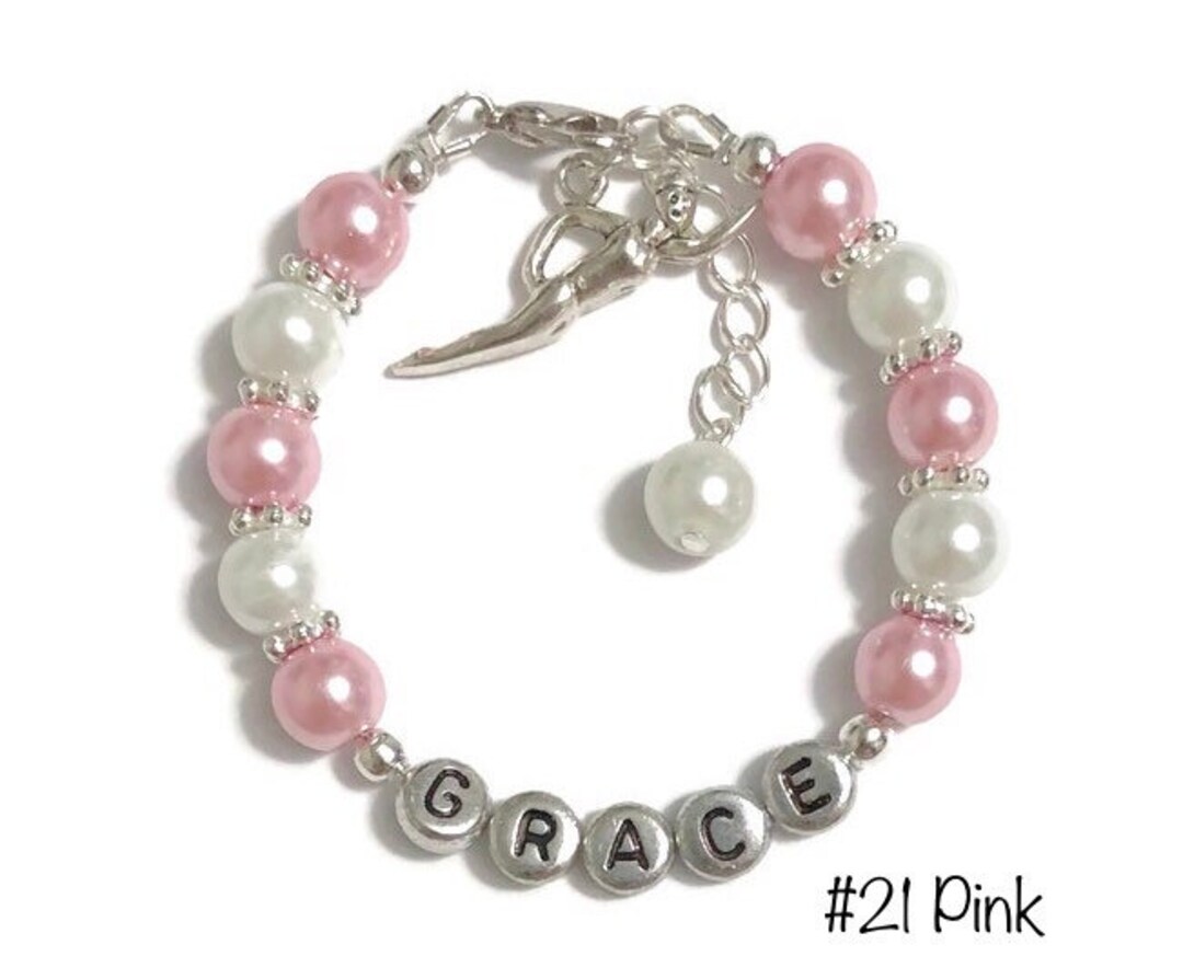 Personalized Swim/swimming/swimmer Charm Bracelet-custom Swimming Girl ...