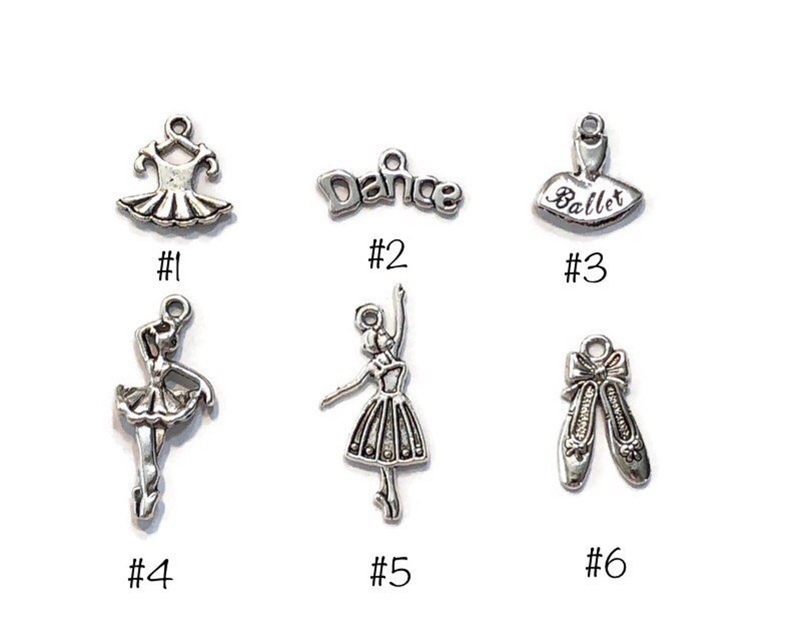 Personalized DANCE Bracelet-ballerina/ballet Charm for - Etsy