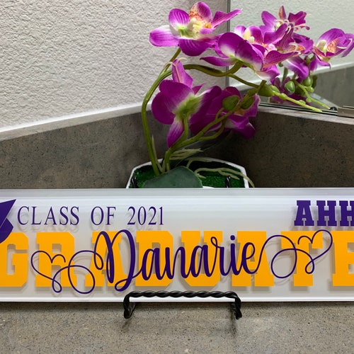 Graduation Tile-personalized GRADUATE Glass Tiles-class of - Etsy
