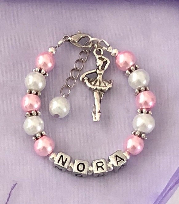 Personalized DANCE Bracelet-ballerina/ballet Charm for - Etsy