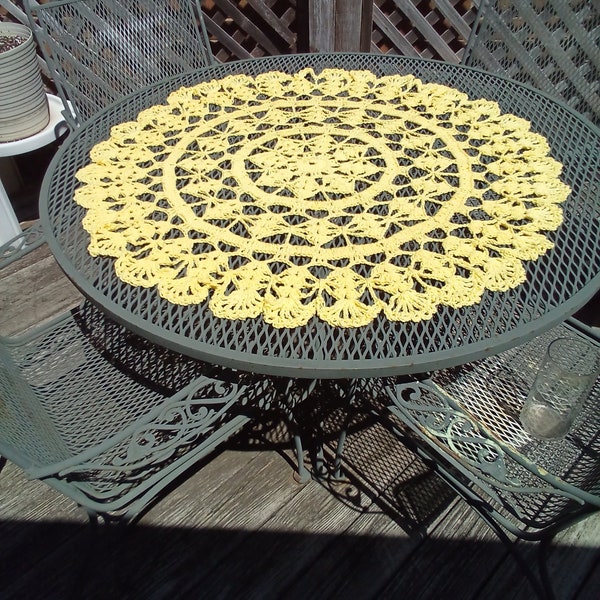 Crochet Table Topper - Etsy