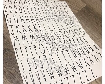 Rae dunn font | Etsy