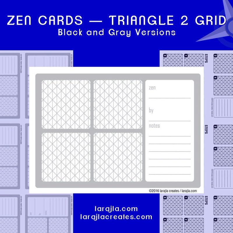 Zentangle Cards - Etsy