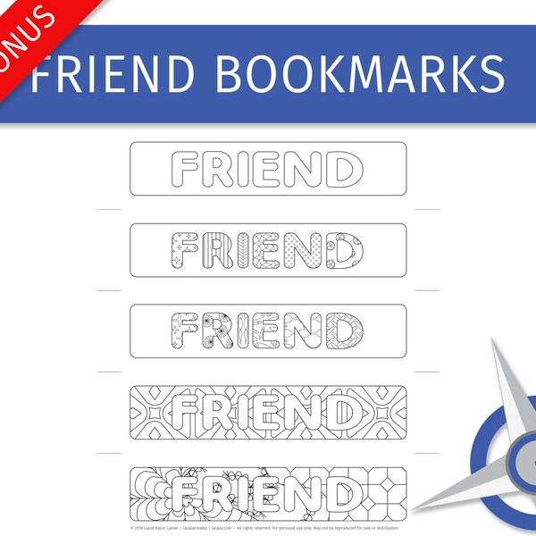 Zendoodle Bookmark - Etsy