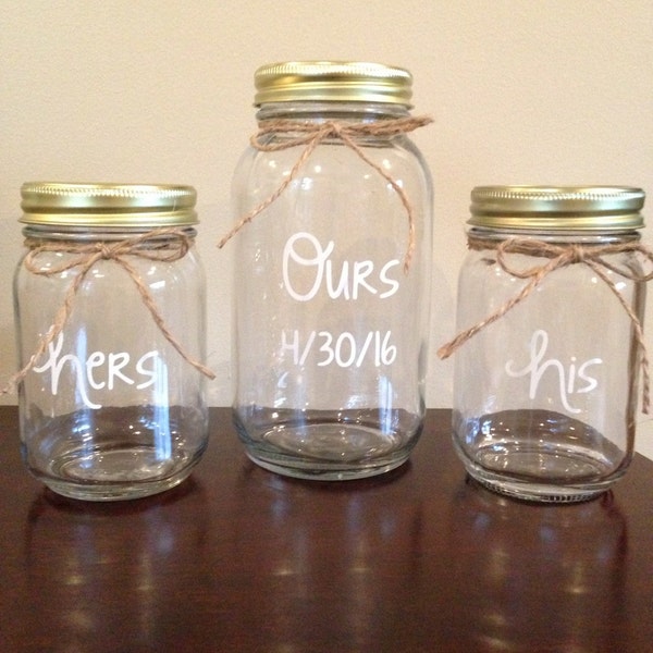 Mason Jar Sand Ceremony - Etsy