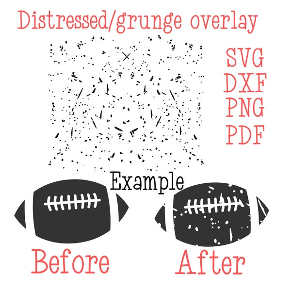 Distressed Svg Overlay - Etsy