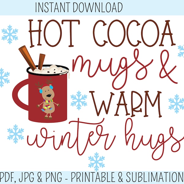 Warm Hugs Printable - Etsy