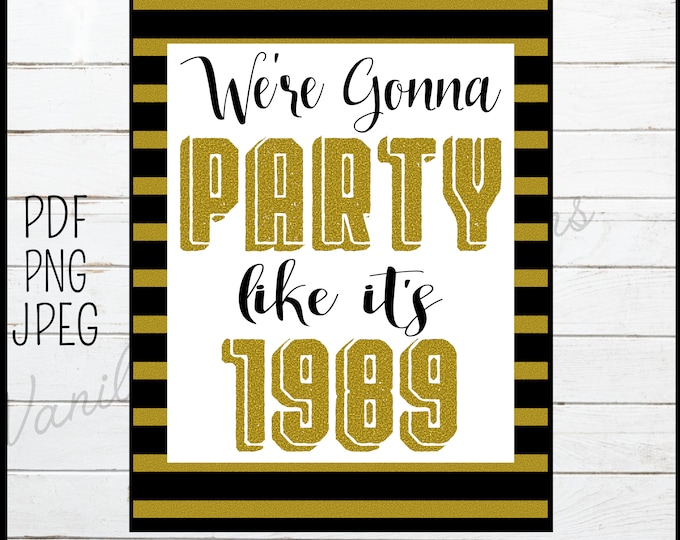Party Like It's 1984, Party Like It's Year, Birthday Party Ideas ...