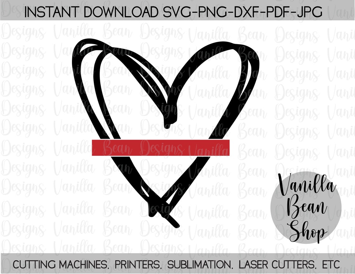 Firefighter Heart Svg | Firefighter Svg | Fireman Svg | Firefighter Red ...