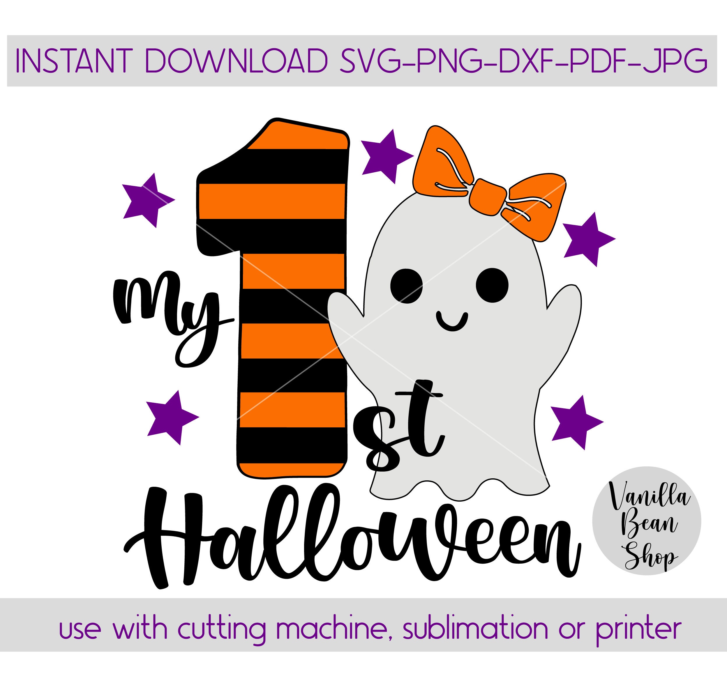 My First Halloween Svg My First Halloween Png First | Etsy