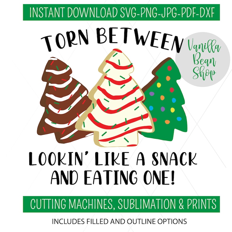 Christmas Tree Cake Svg | Christmas Tree Cake Png | Oh Christmas Tree ...