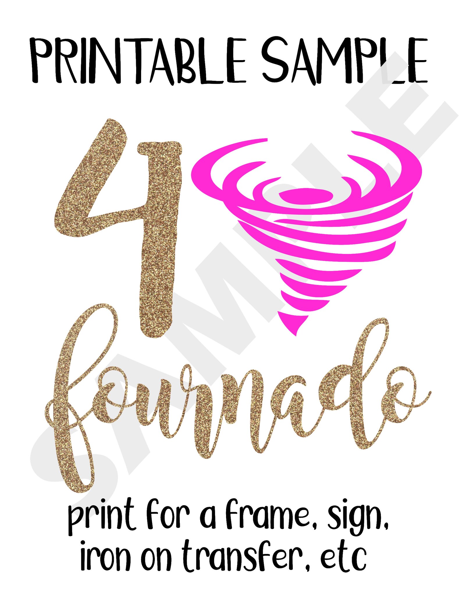 4nado Svg 4nado Printables 4th Birthday Svg 4th Birthday | Etsy