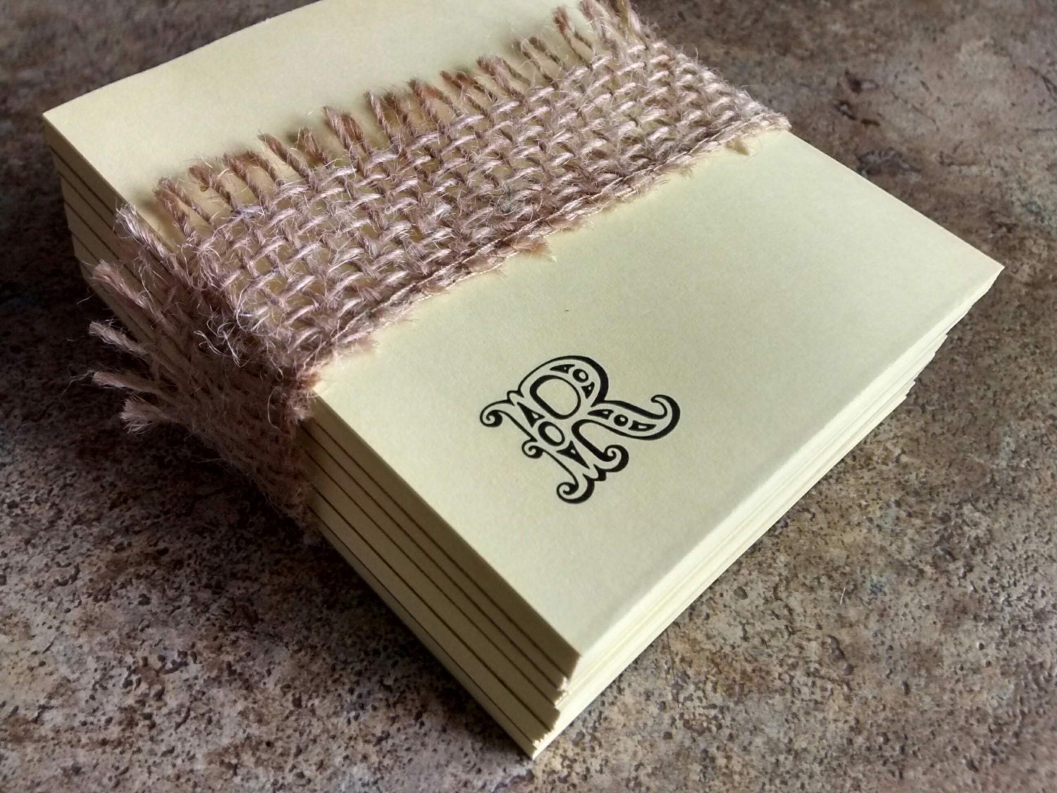 Your Initial Note Pads Fun and Different on Each Pad. | Etsy