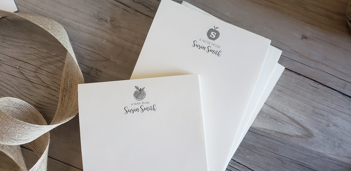 Teacher Gift Personalized Notepads - Etsy