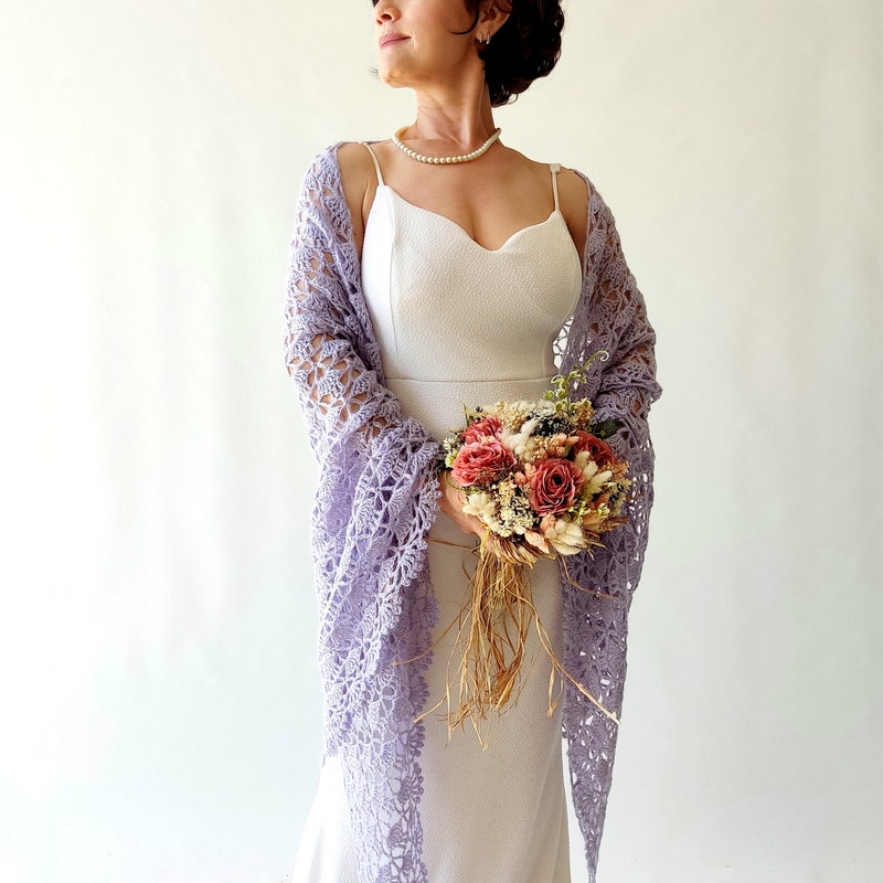 Lilac Shawl - Etsy