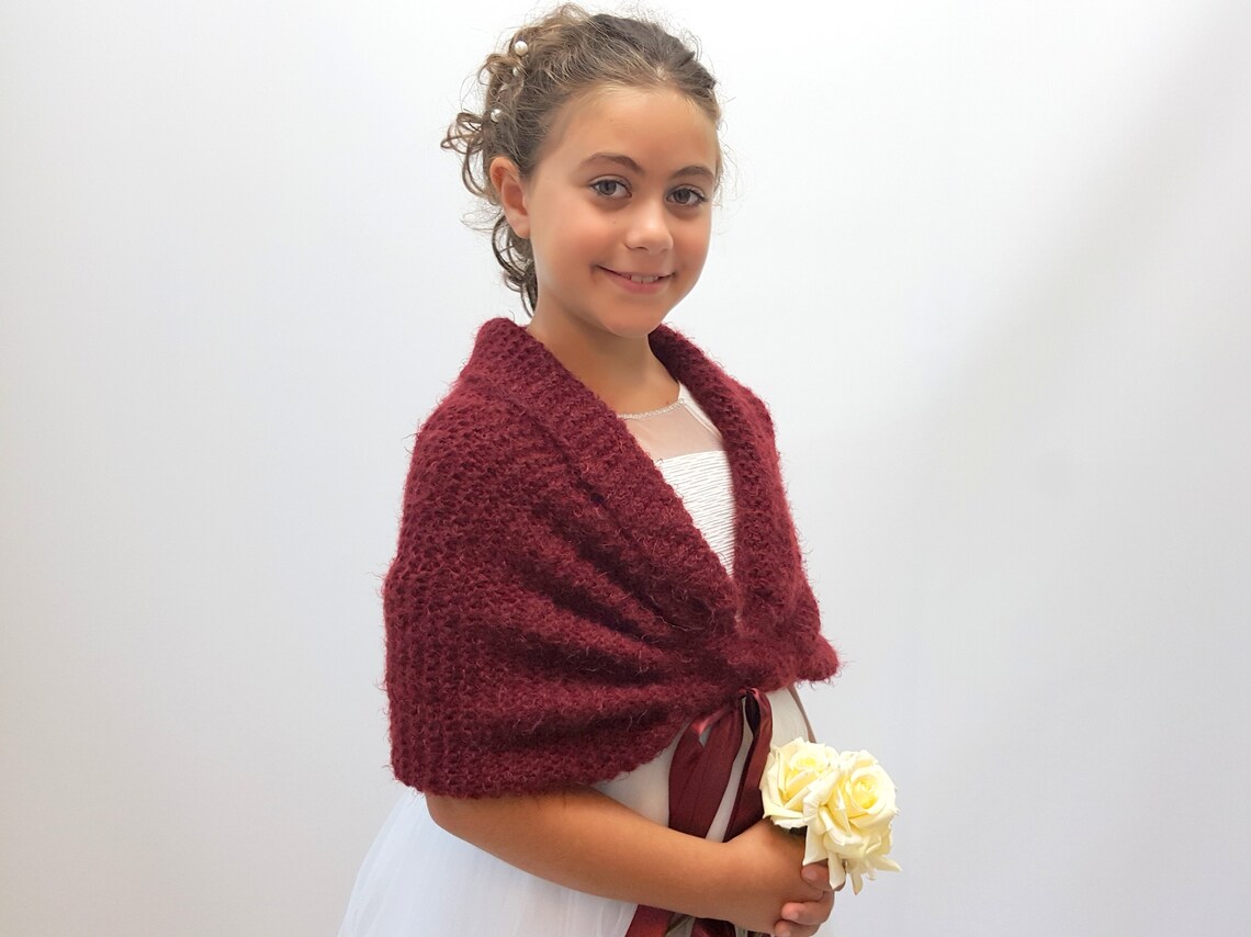 Flower Girl Shawl Wedding Wrap Kids Shawl Little Girls - Etsy