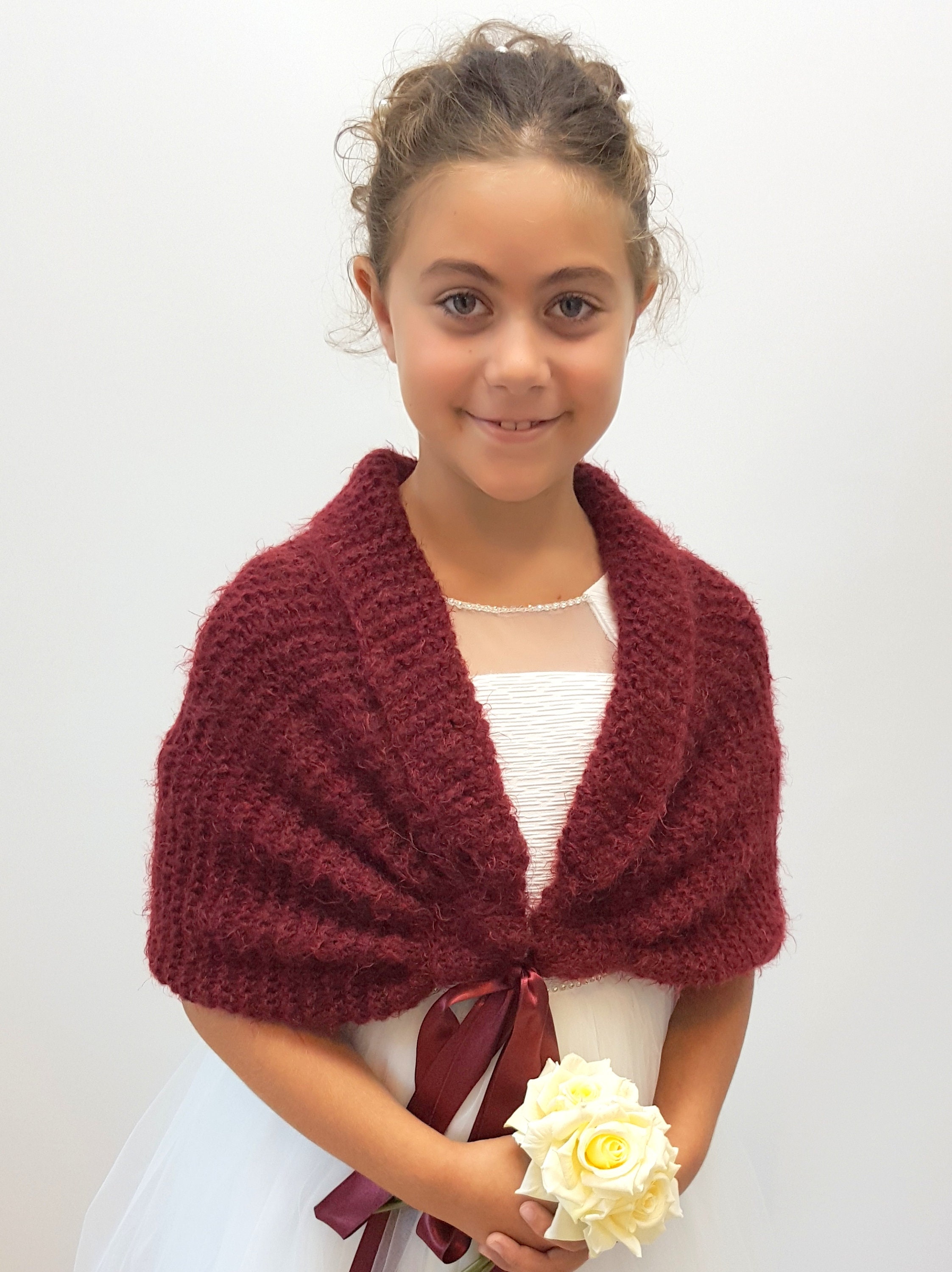 Flower Girl Shawl Wedding Wrap Kids Shawl Little Girls - Etsy