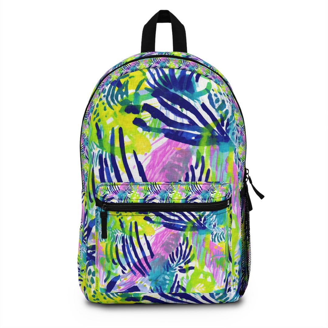 Tropical Modern Coastal Backpack - Etsy