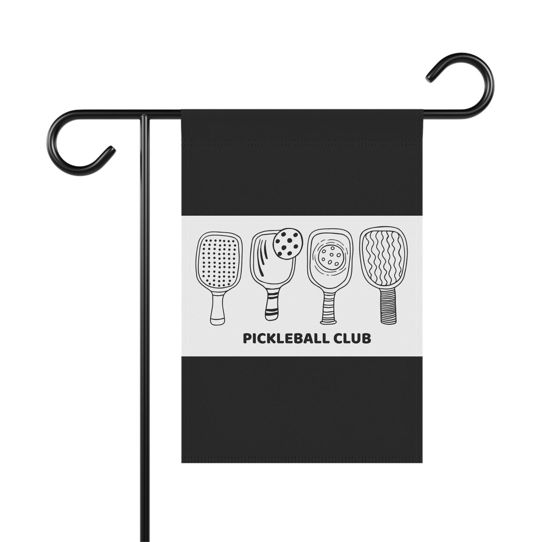 Garden Flag, Pickleball Club Outdoor Decorative Banner, Sports Fan ...