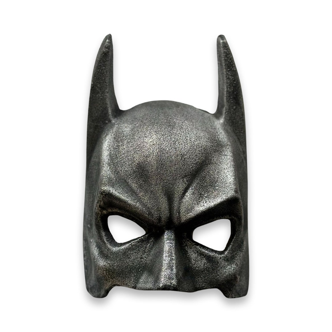 Wall Mount Solid Cast Iron Superhero Knight Mask Dark Black Pewter ...