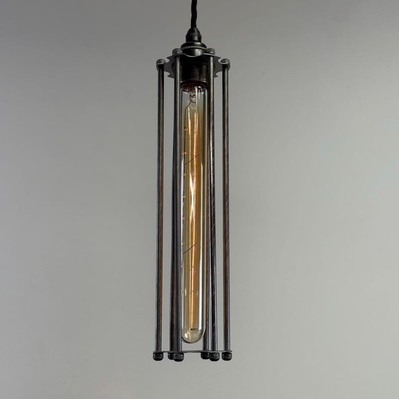 Cage Pendant Light - Etsy