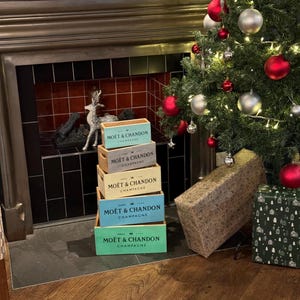 Storage Boxes Moët & Chandon Champagne Crates Chic Finish - Etsy