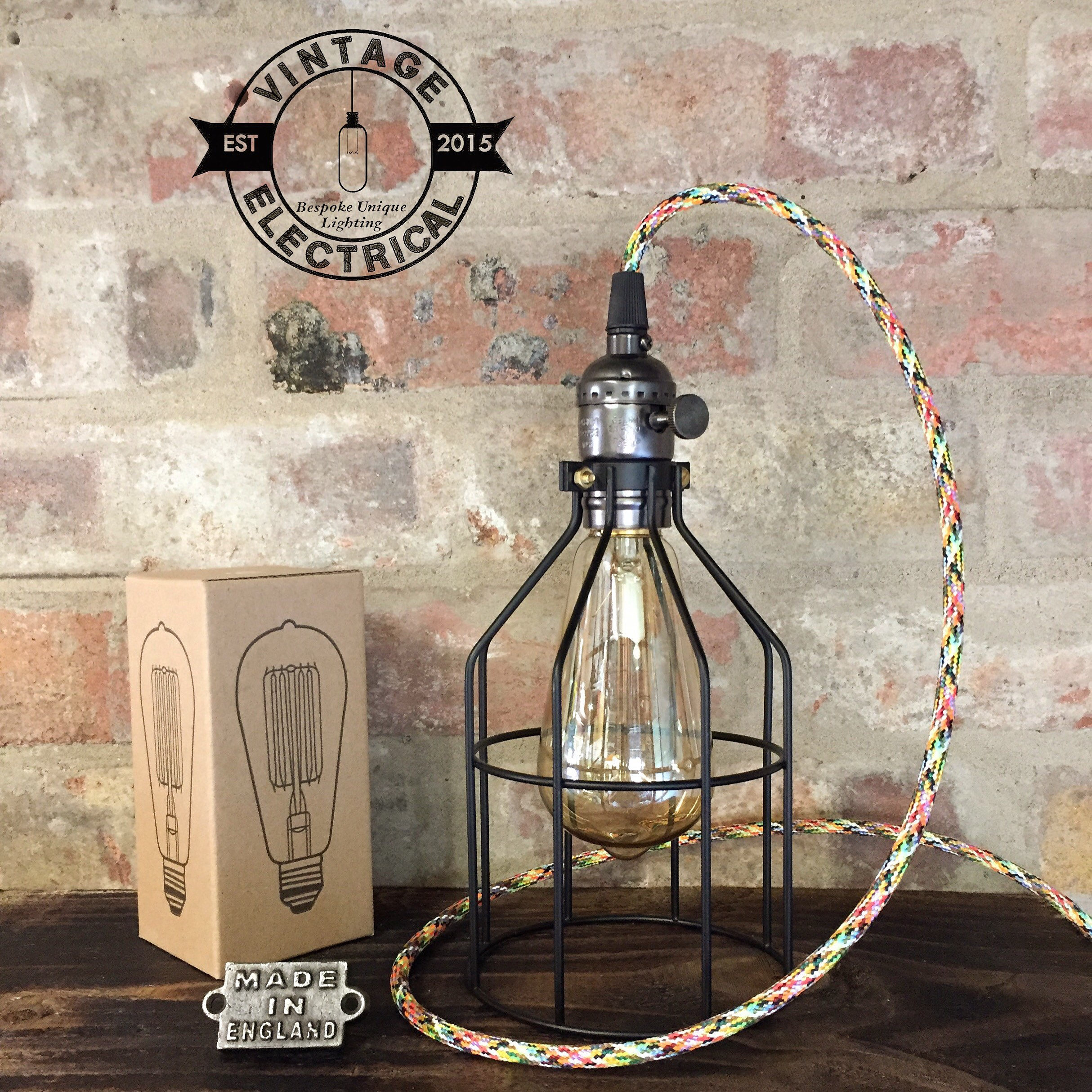 The Caston Vintage Cage Light aztec vintage twist fabric 2 metres of ...