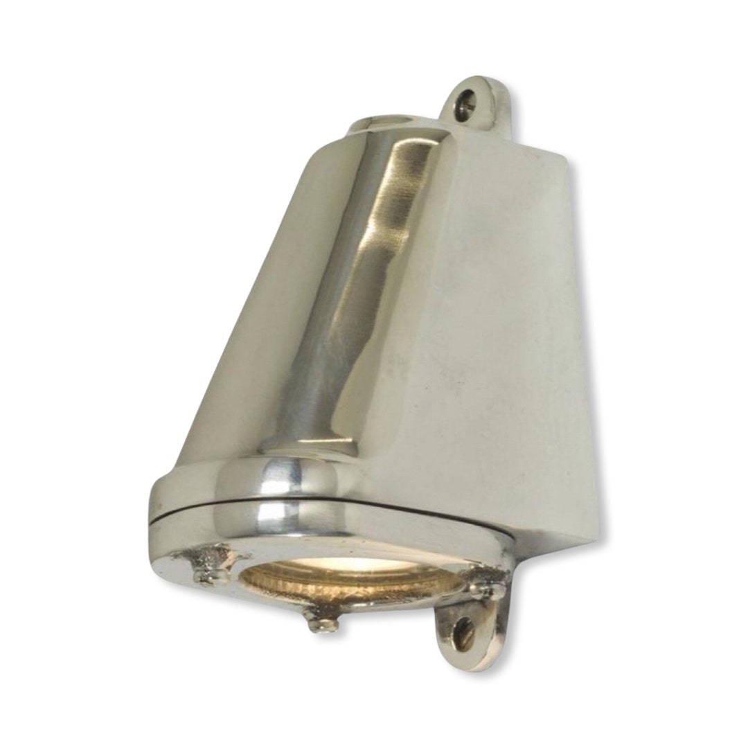 Holt Polished Aluminium Mast Down Light Industrial Ship Sconce Marine ...