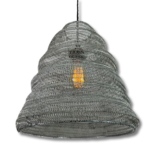 Metal Mesh Light Fixture - Etsy