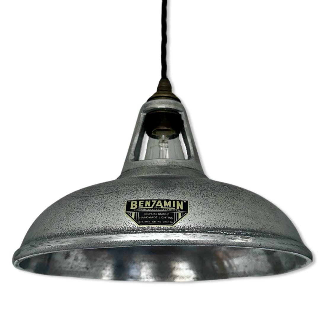 Cawston - Silver Solid Cast Aluminium Lampshade Pendant Set Light - 11 ...