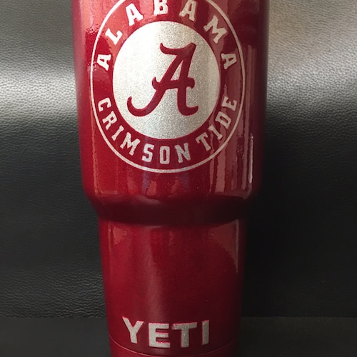 Alabama Bama Powdercoated Yeti Tumbler Free Personilization - Etsy