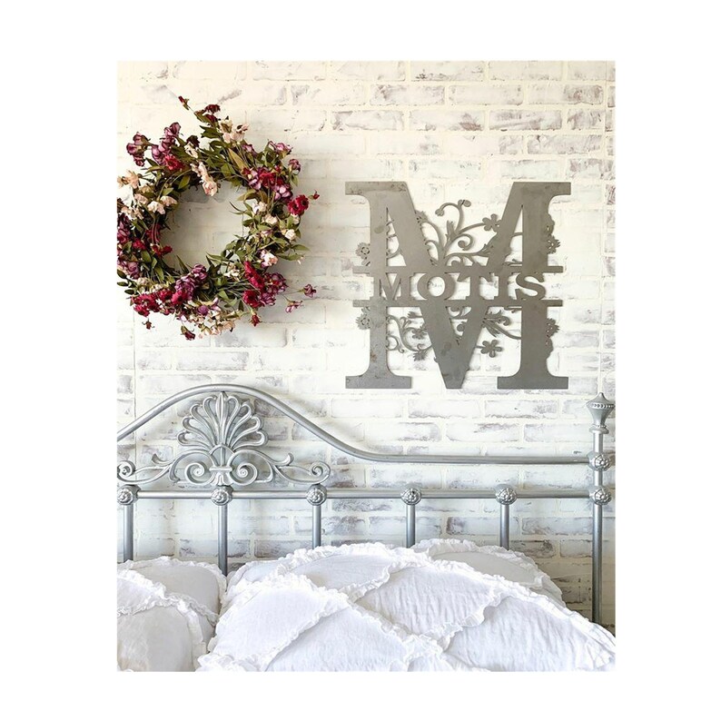 Intricate Floral Monogram Svg Files Cnc Plasma | Etsy