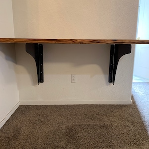 21" Wall Mount Desk Brackets,table Brackets,diy *brackets Only* - Etsy