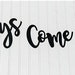 Always Come Home Metal Entry Way Sign - Etsy