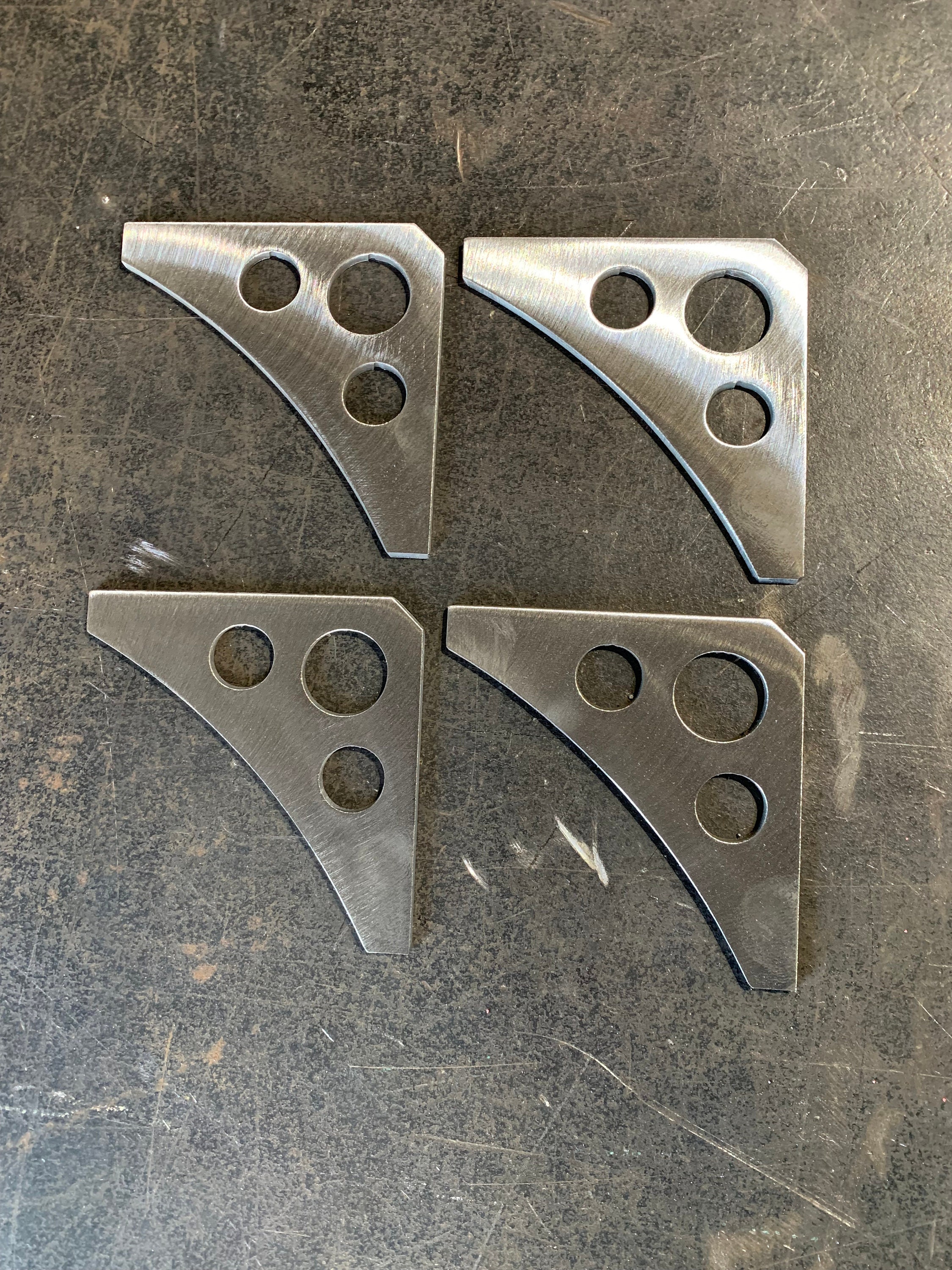 4pcs Speed Hole Metal Gusset, Fabrication Gusset, Metal Roll Cage ...