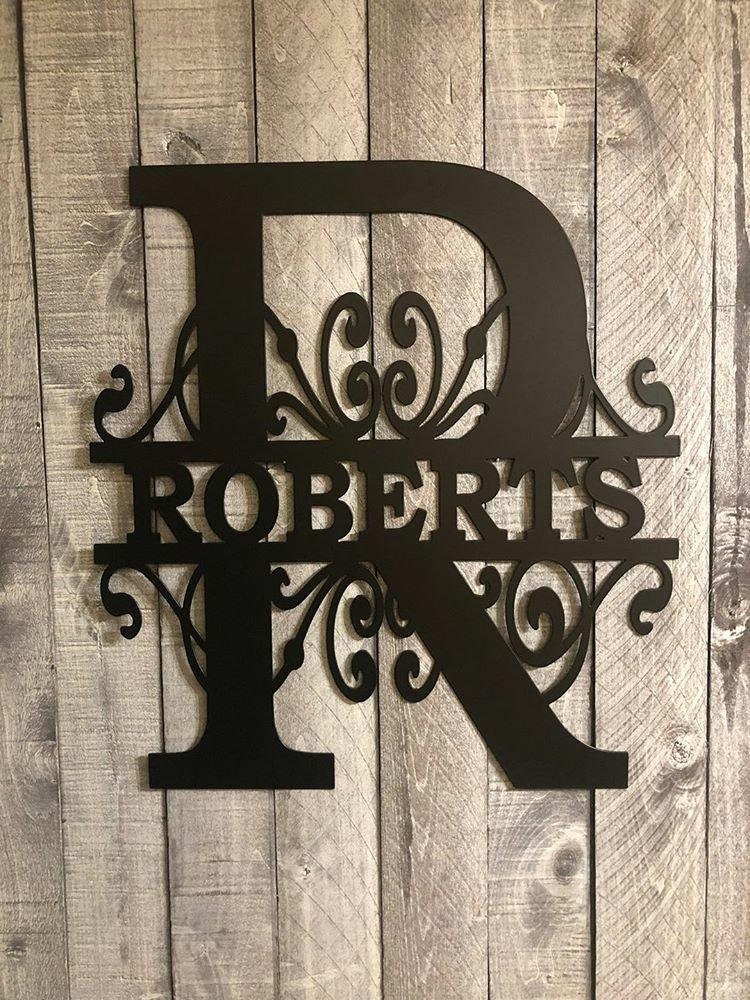 FANCY MONOGRAM Svg Dxf Files Cnc Plasma - Etsy