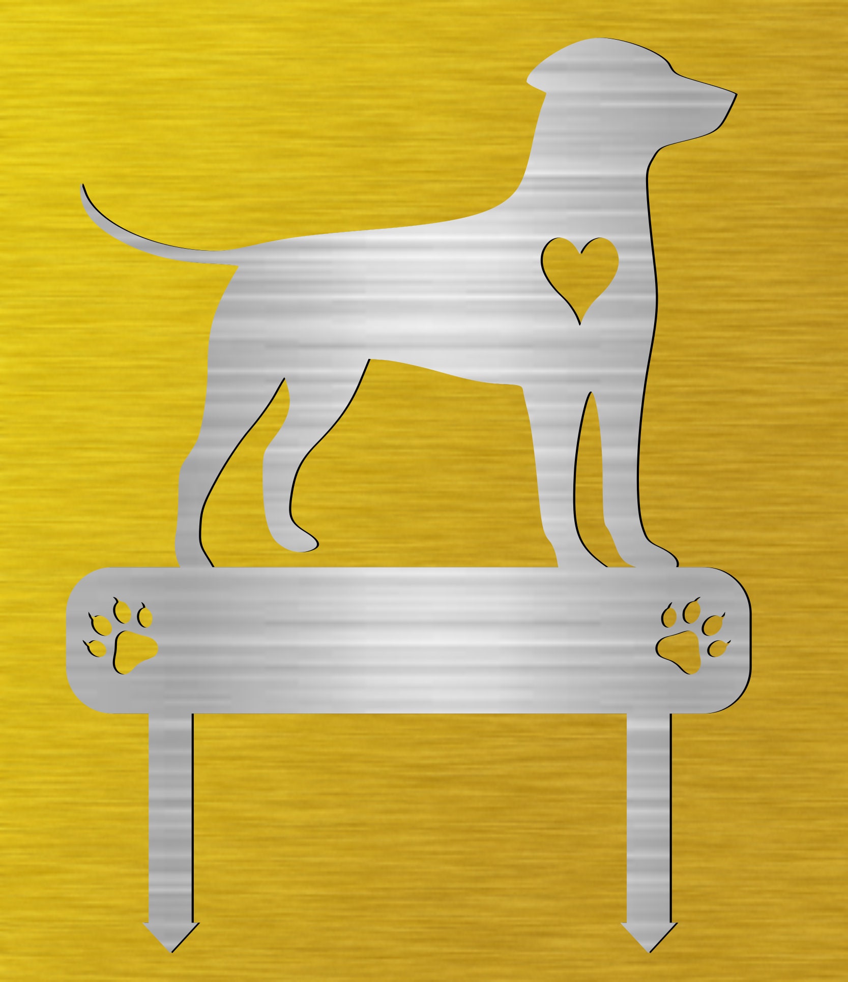 Dog Labrador Plaque Blank Svg Dxf Cnc Plasma - Etsy