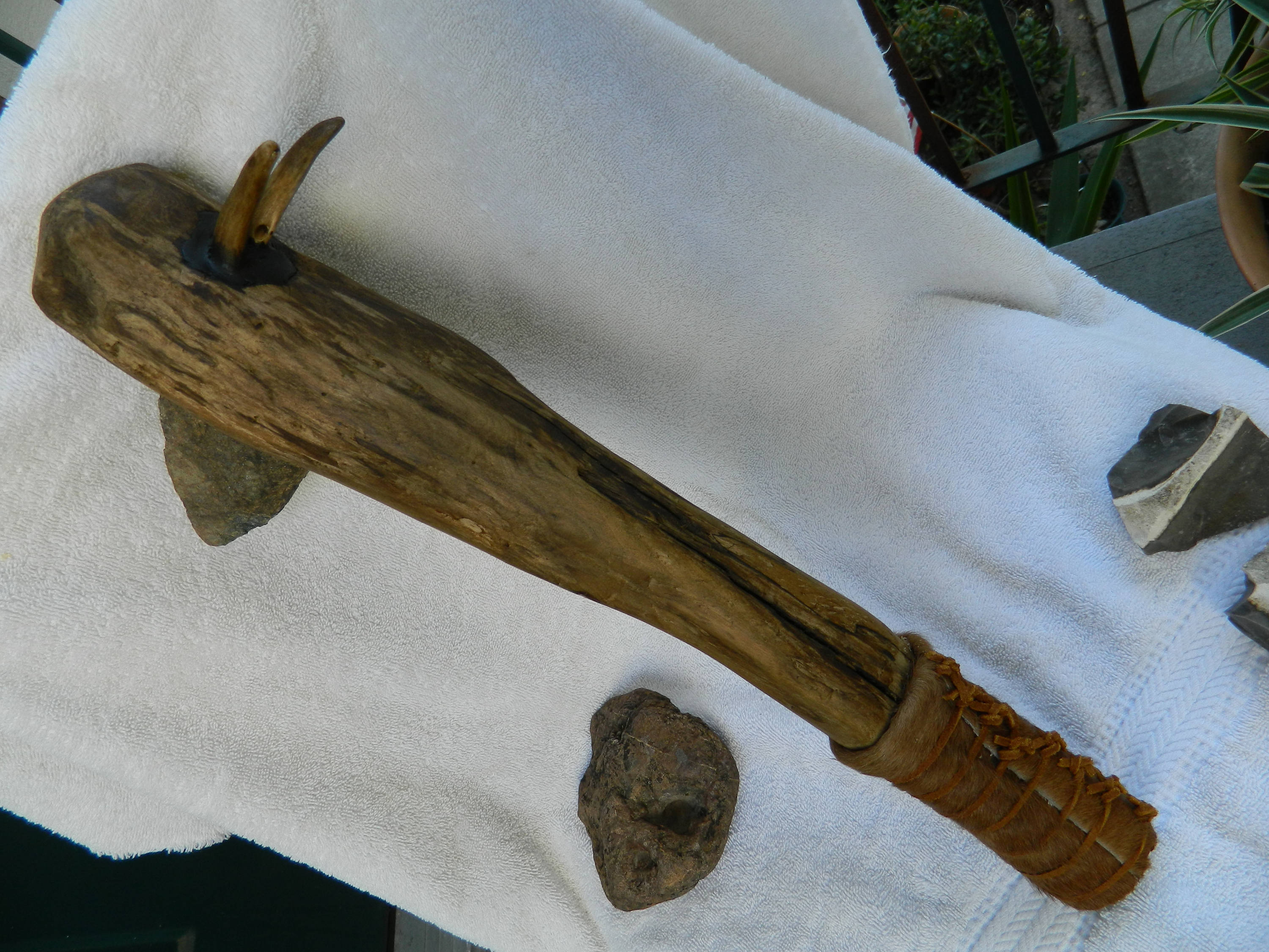 Large Ice Age Battle Weapon Replica / With Real Artifact | Etsy