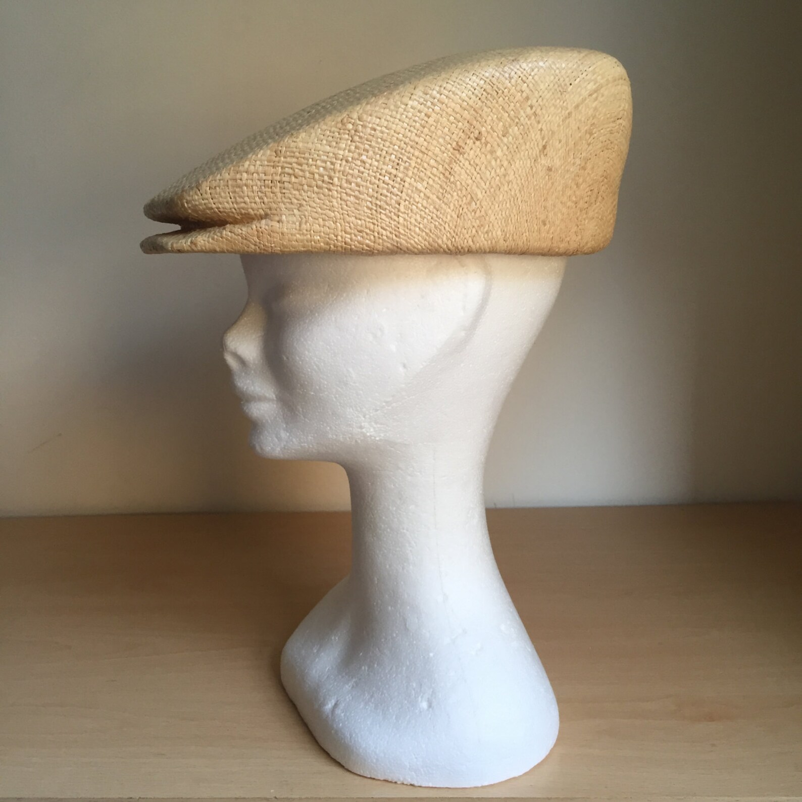 Womens and Mens Raffia Straw Square Hat, Casual Hat, Futuristic Hat ...