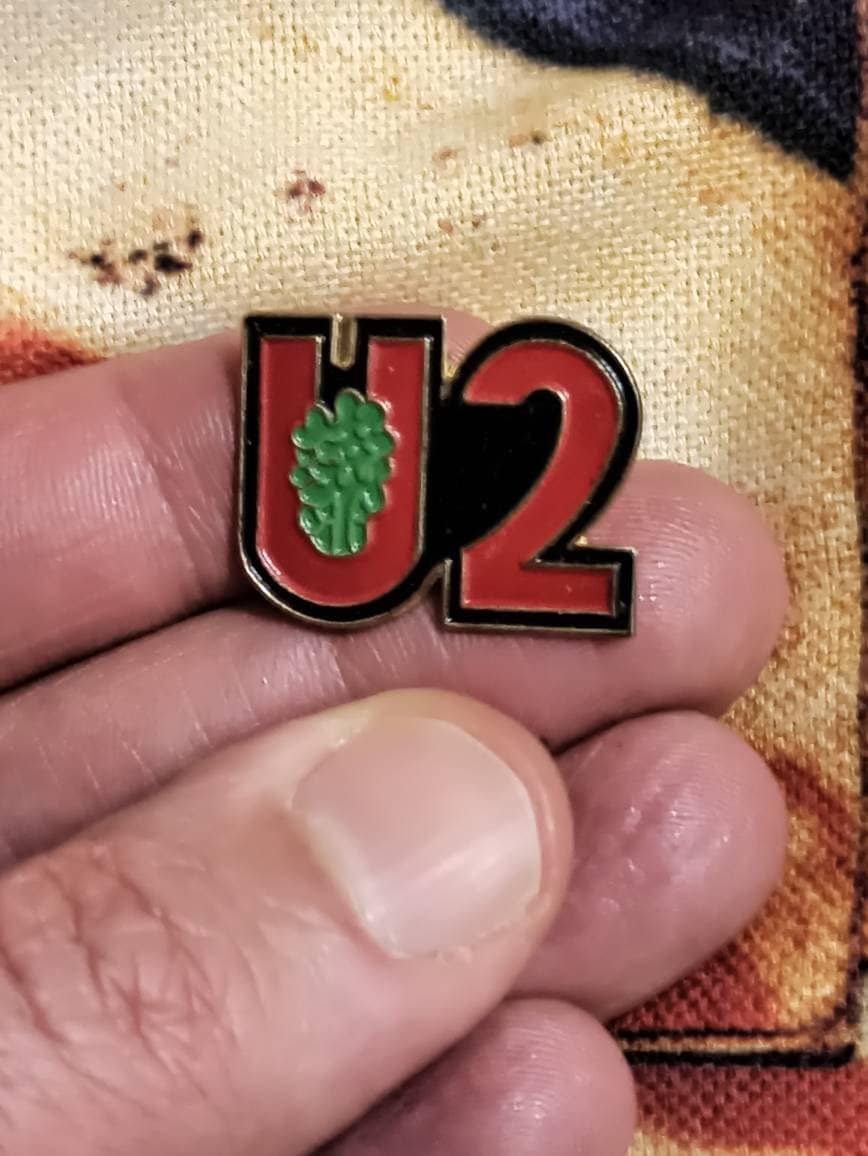 U2 pin vintage 80s esmalte tallado pin genuino vintage 80s | Etsy