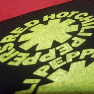 Red Hot Chili Peppers Vintage End 80s Early 90s Patch Green Fluo Color ...
