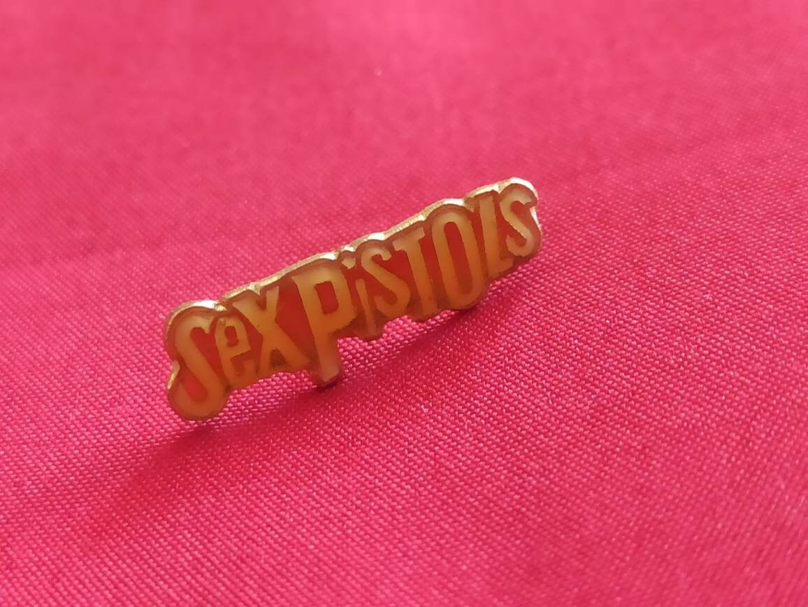 Sex Pistols Vintage Enamel Crystal Pin End 80s Early 90s Very Etsy