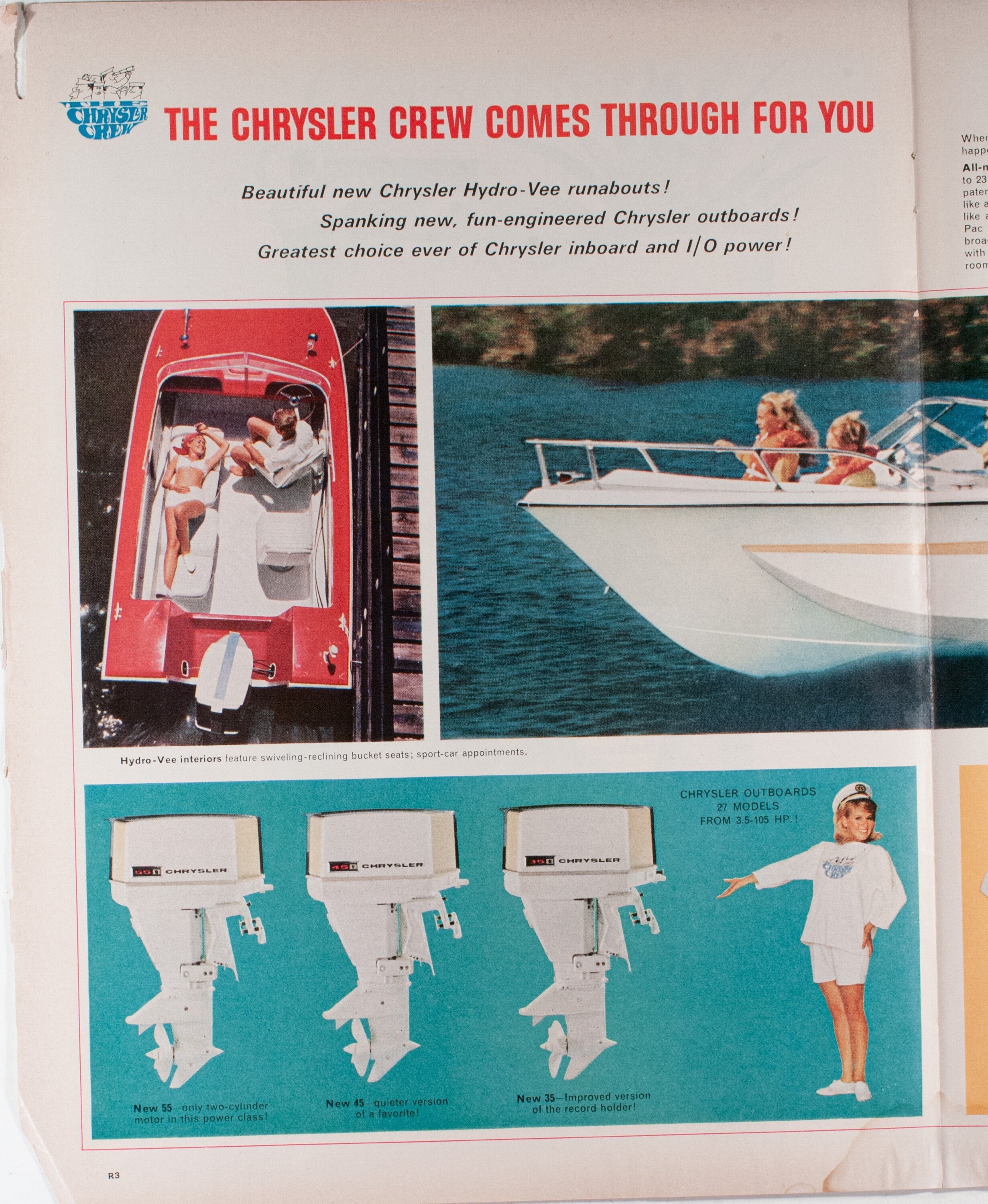 1967 Chrysler Hydro-vee Runabout Ad (1967lif-106ab) - Etsy