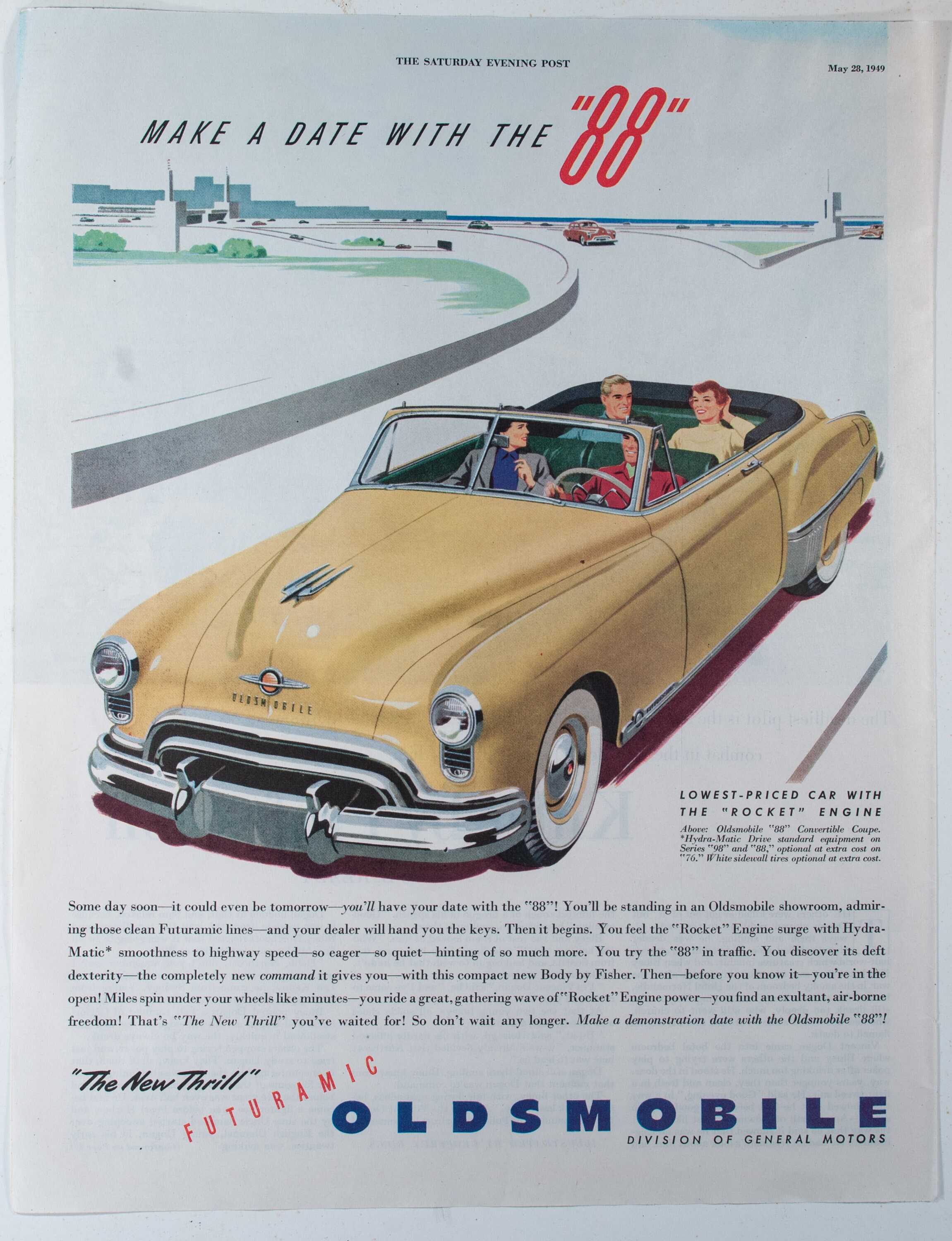 1949 Oldsmobile Rocket 88 Convertible