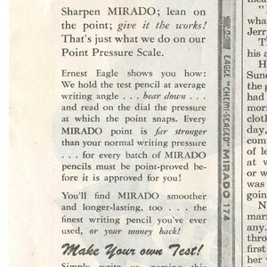 Pen and Pencil Ads From 1945 (po-45-035abc) - Etsy