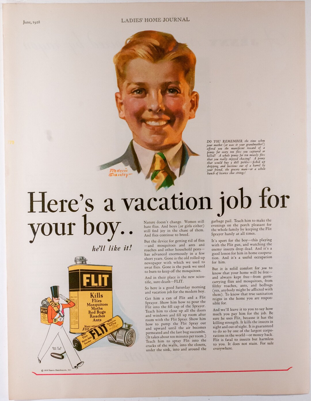 FLIT Pesticide Ad From 1928. It Can't Be Dangerous to Children, Can It ...
